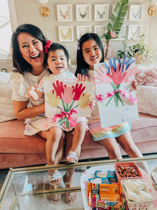 Cute & Simple Kids Handprint Crafts for Mother's Day