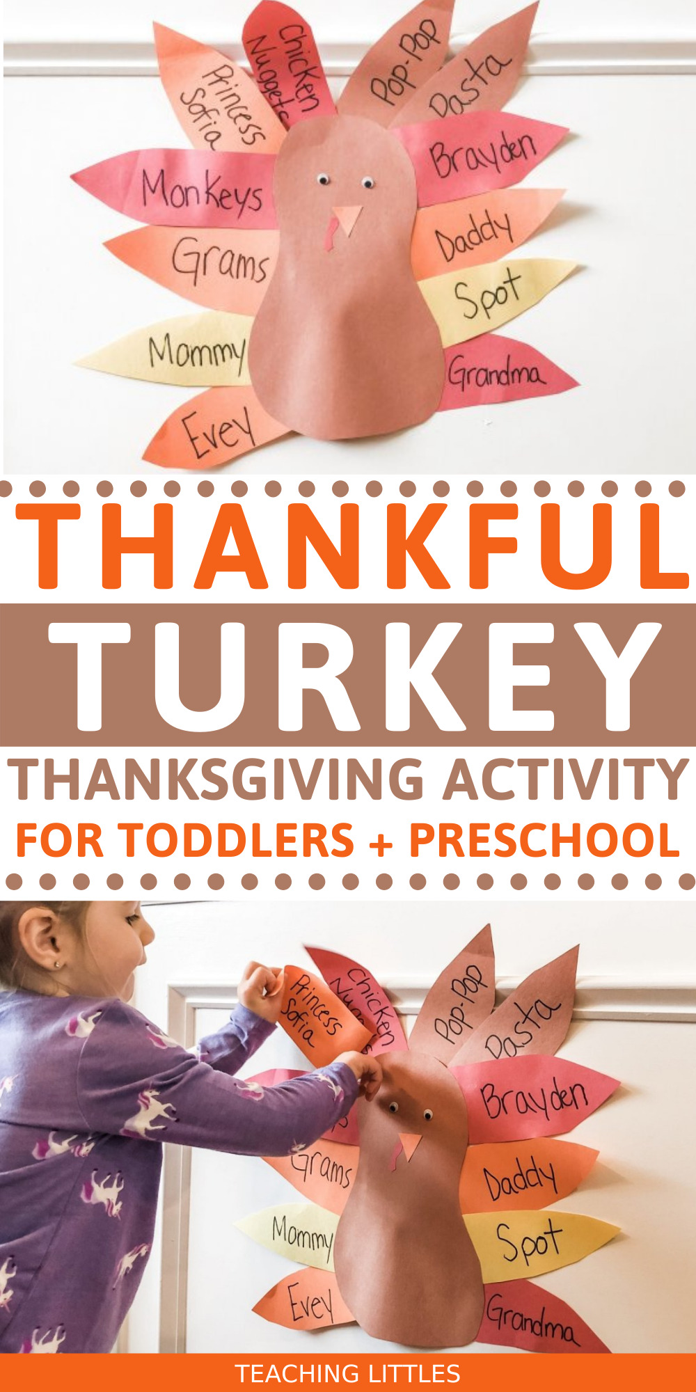 Fun and Easy Thanksgiving activities & crafts for toddlers