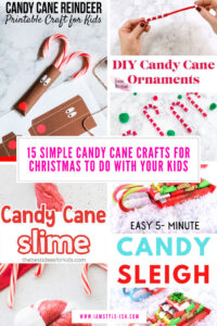 15 Simple Candy Cane Crafts for Christmas To Make With Your Kids