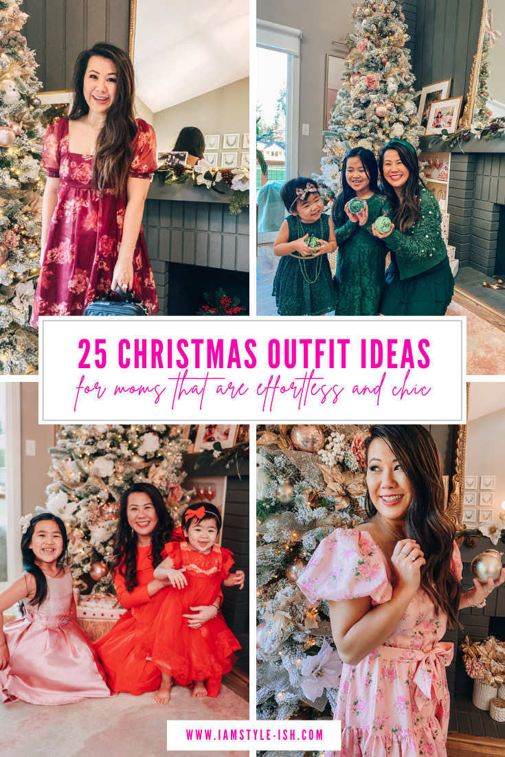 25 Christmas Outfit Ideas for Moms that are effortless and chic