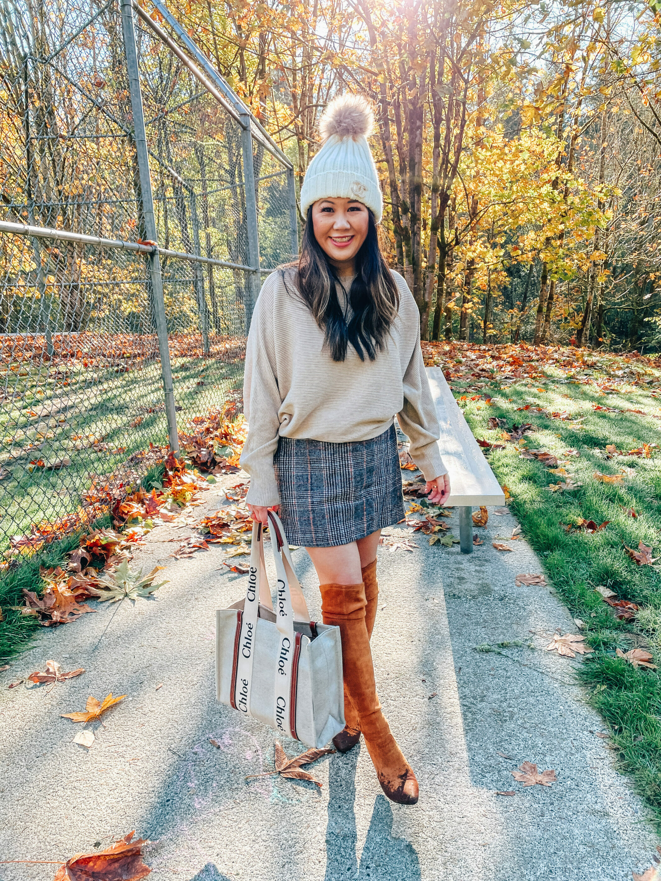 How to wear skirts in the fall: Styling Tips + Outfit Ideas